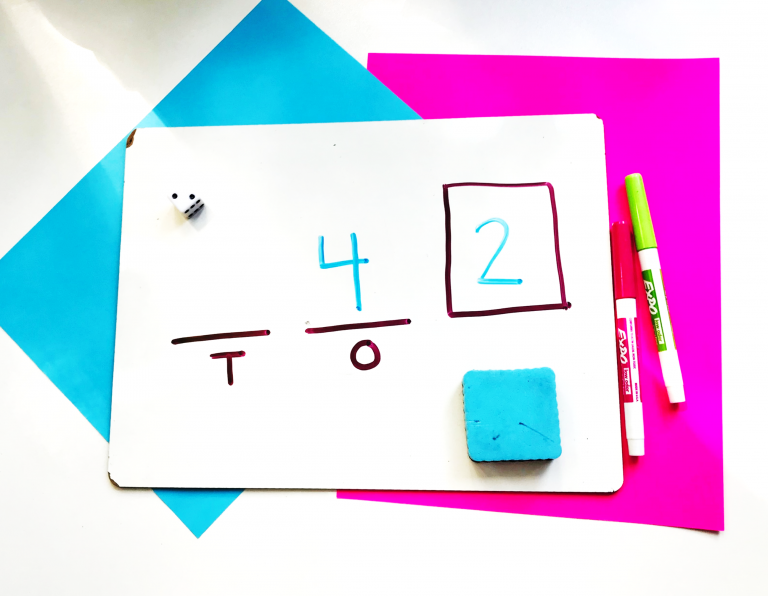 Place Value Game: How to Play Trash Can Math - The Sassy Apple