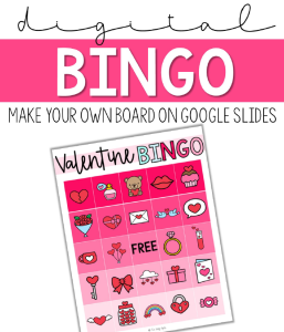 Low-Prep Valentine Bingo for Classroom Parties, Centers, and Sub Plans ...