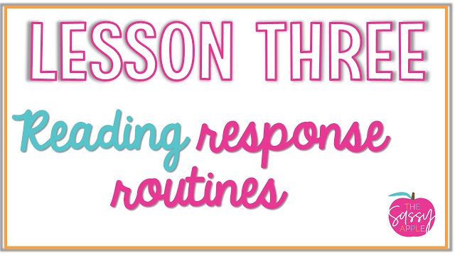 First Three Reading Lessons of the School Year - The Sassy Apple