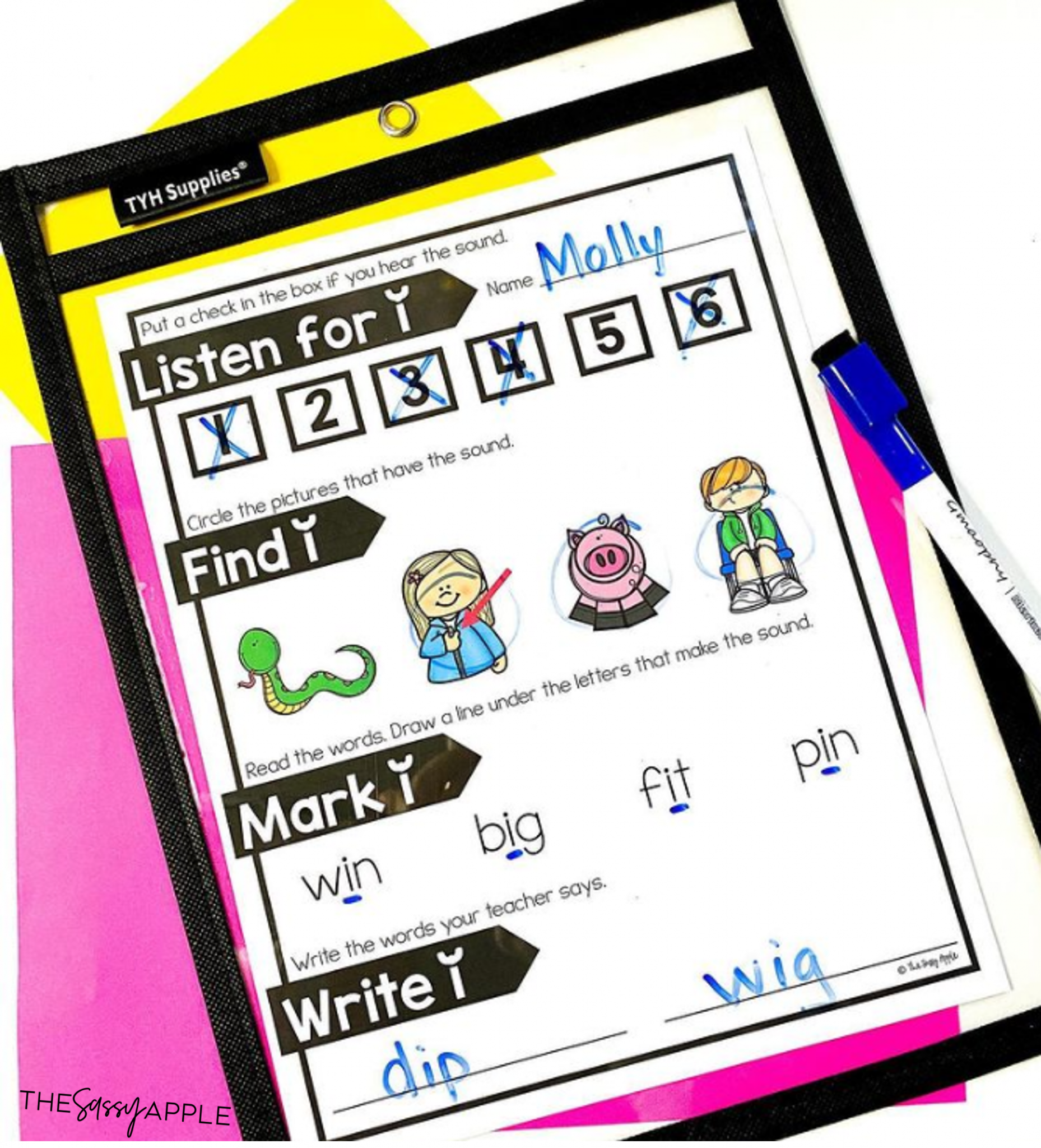 How to Use One Page Phonics Intervention - The Sassy Apple