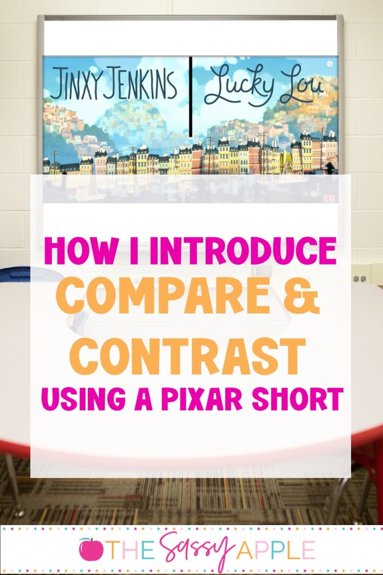 4 Steps to Successfully Teach Compare and Contrast - The Sassy Apple