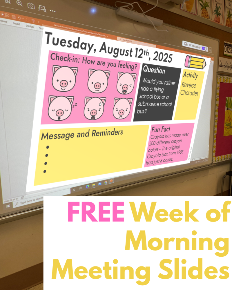 Easy Morning Meeting Games Students Actually Love - The Sassy Apple