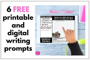 Free Creative Writing Prompts for 1st and 2nd grade Students - The ...