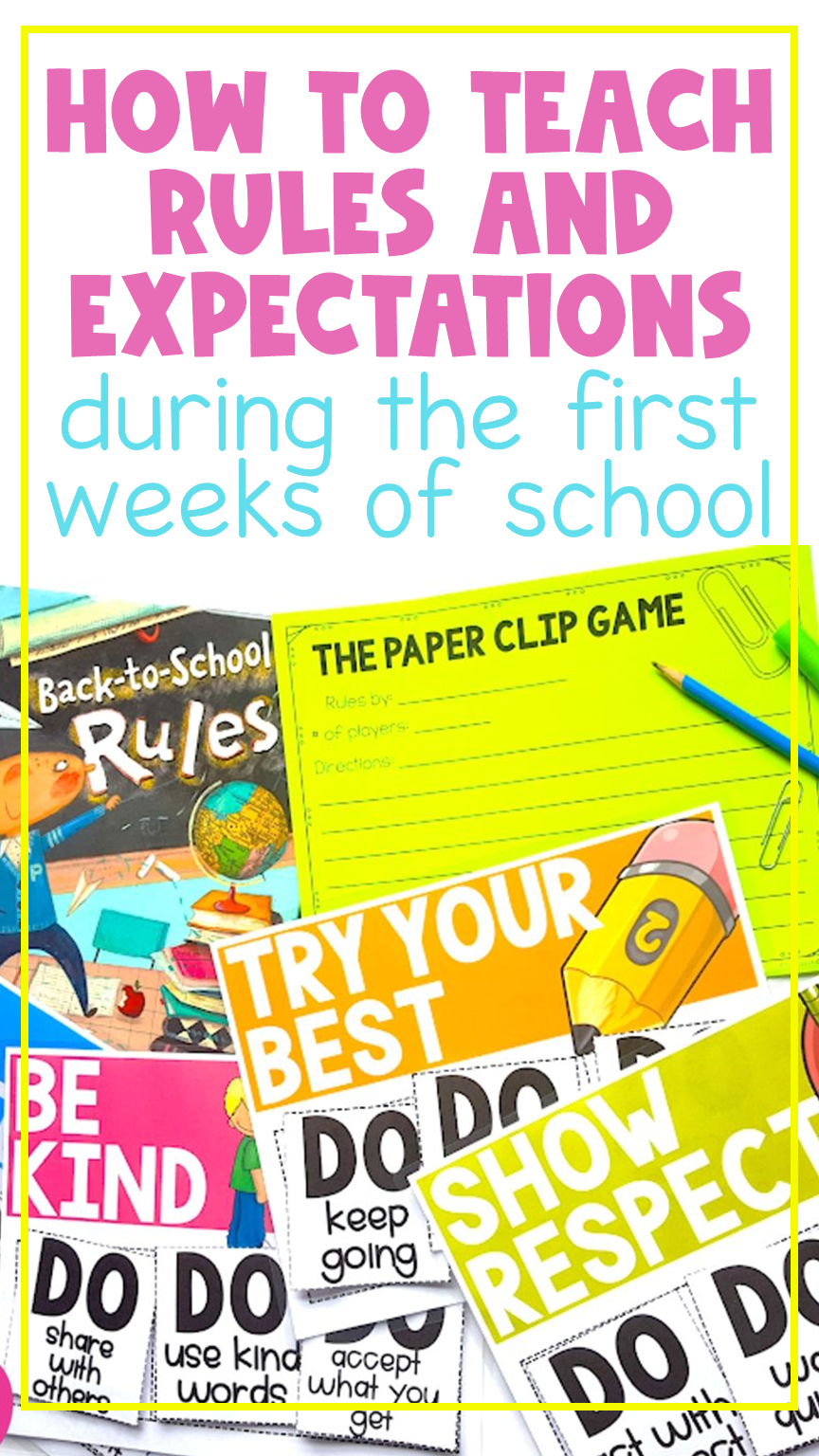 How to Teach Rules and Expectations in the Elementary Classroom - The ...