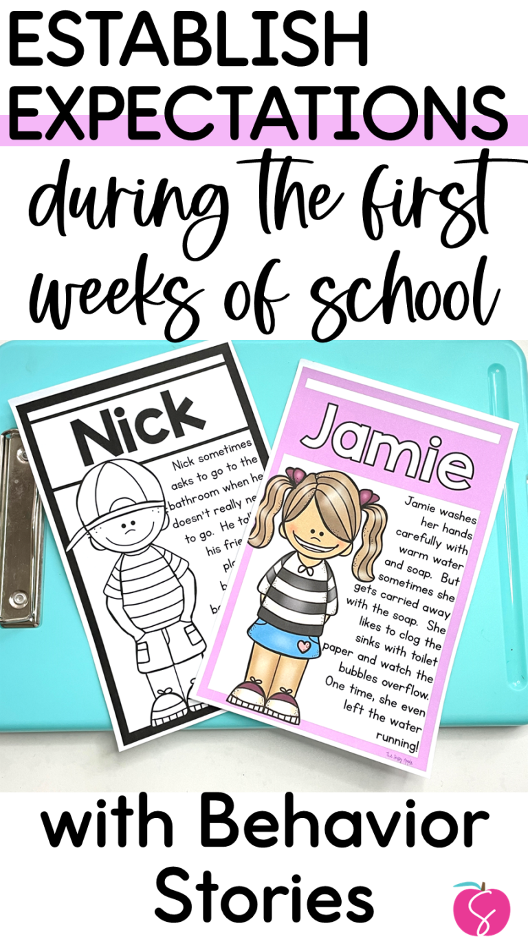 3 Easy Steps to Setting Expectations in Elementary School - The Sassy Apple