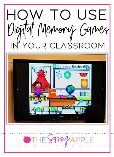 5 Ways to Use Digital Memory Games in the Classroom - The Sassy Apple